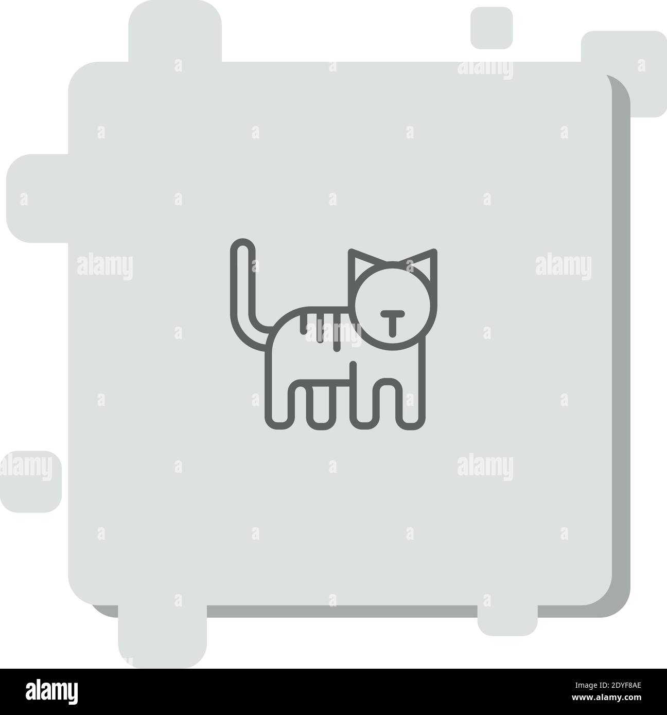 cat vector icon modern simple vector illustration Stock Vector Image ...