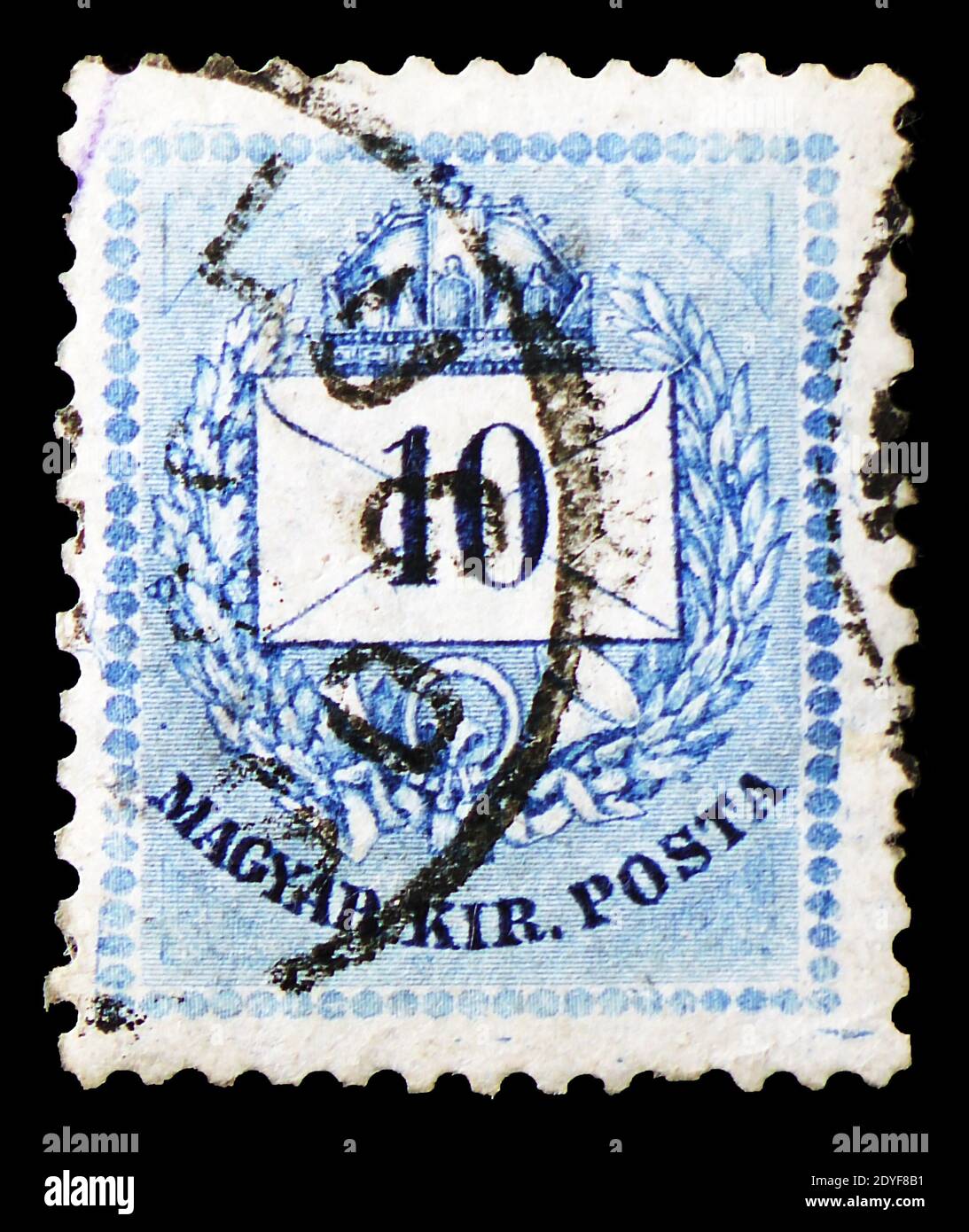MOSCOW, RUSSIA - MARCH 23, 2019: A stamp printed in Hungary shows ...