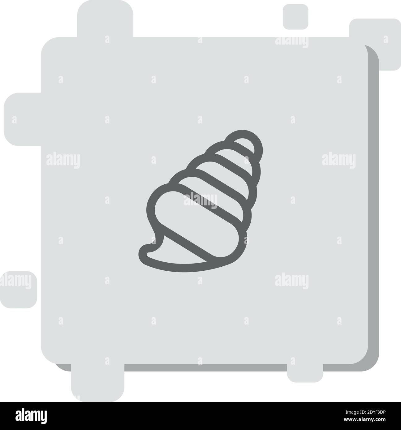 conch vector icon modern simple vector illustration Stock Vector Image ...