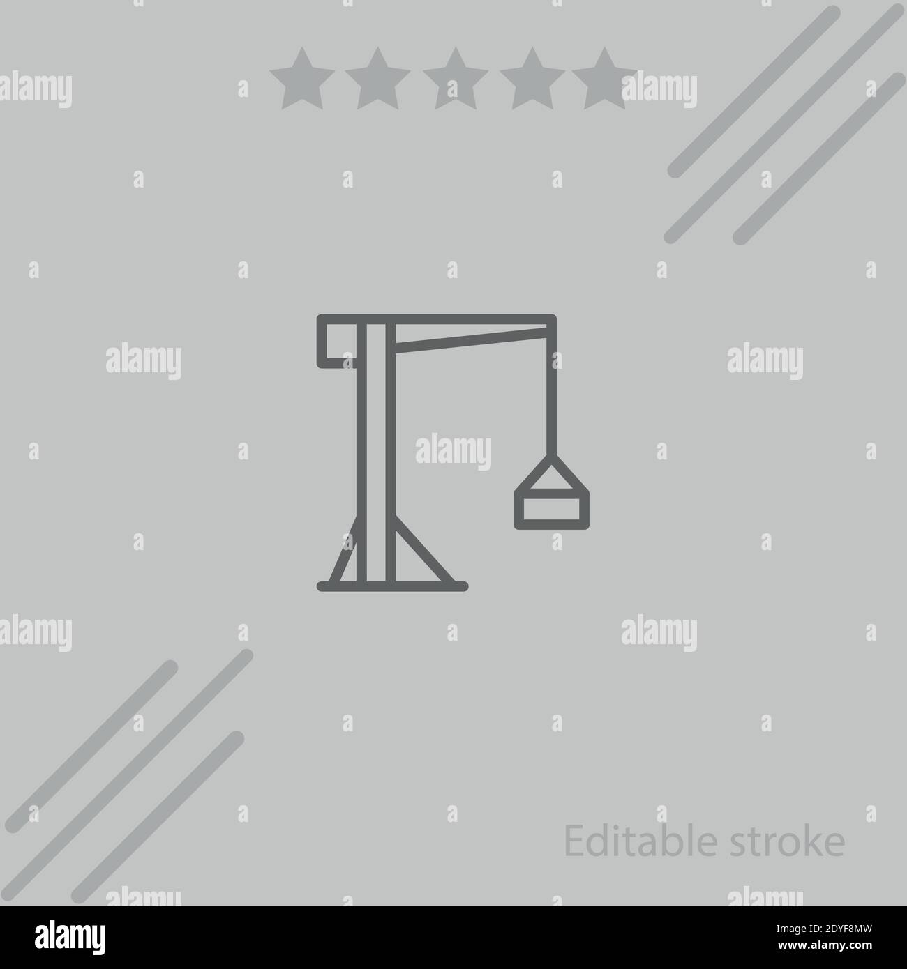 crane vector icon modern simple vector illustration Stock Vector Image ...