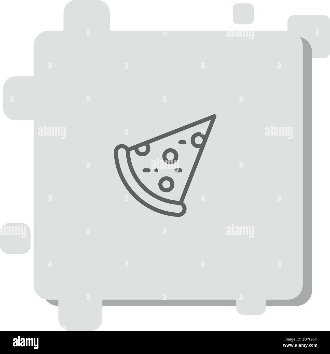 pizza slice vector icon Stock Vector Image & Art - Alamy