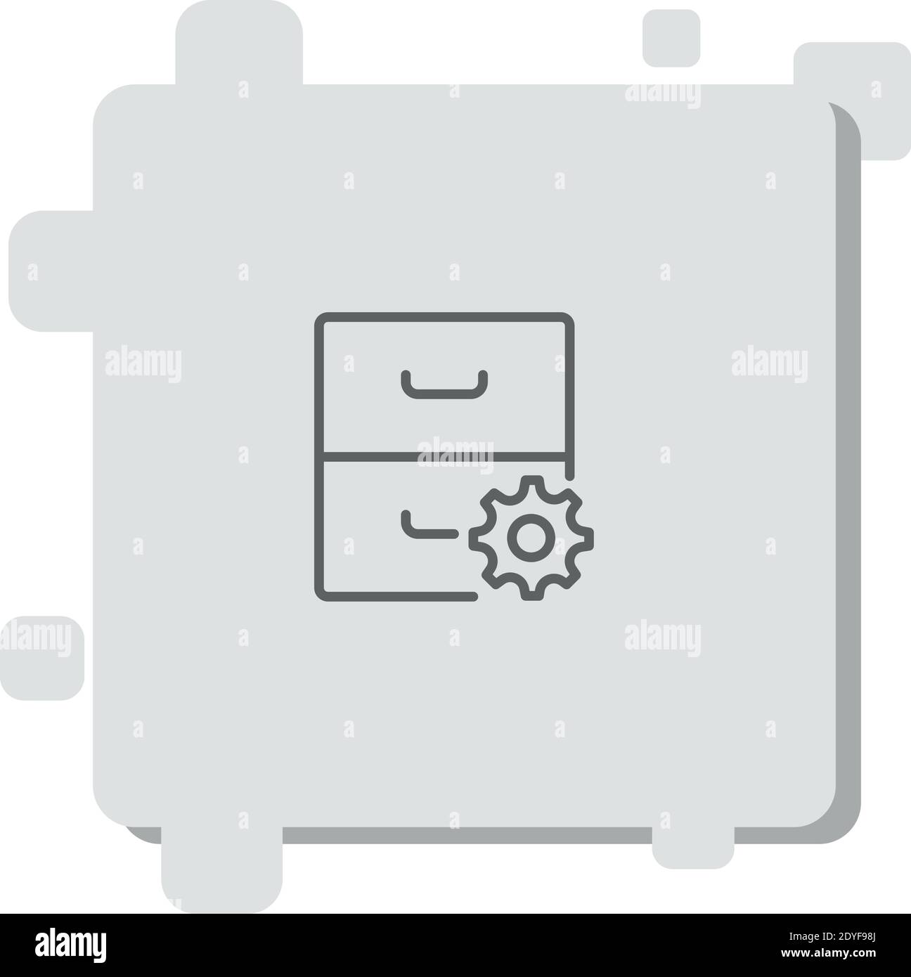 archive vector icon modern simple vector illustration Stock Vector ...