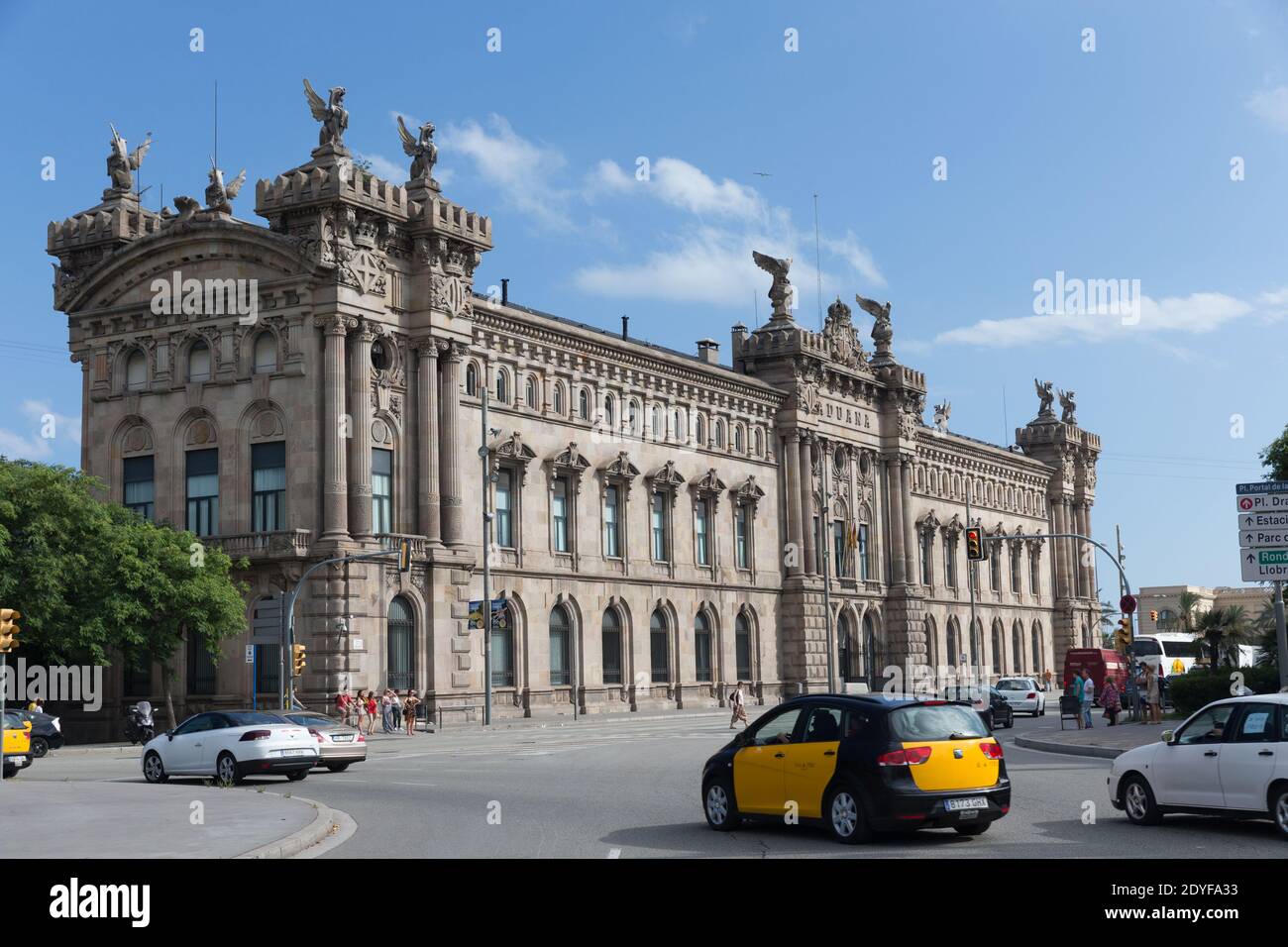 The Aduana Building, an old customs building built in 1902 Stock Photo ...