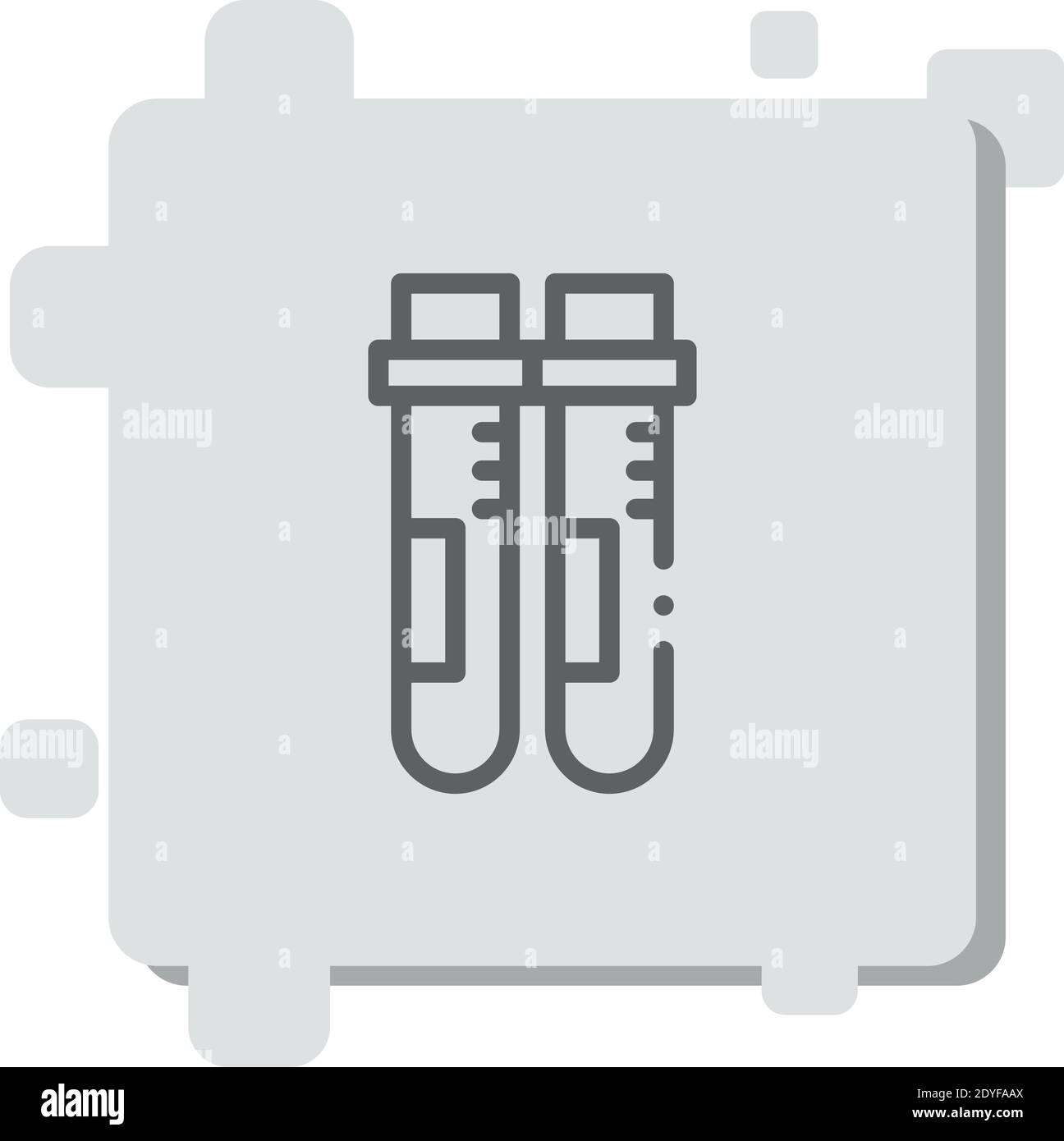 test tube vector icon modern simple vector illustration Stock Vector ...