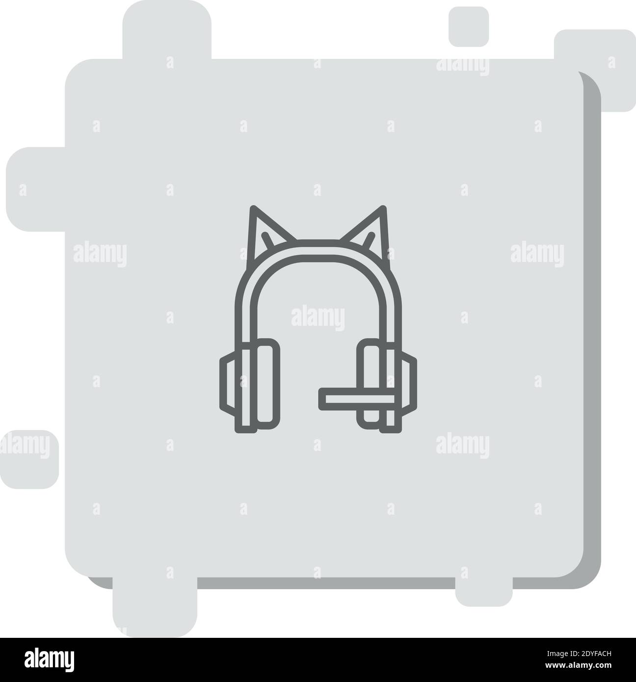 headphone vector icon modern simple vector illustration Stock Vector ...
