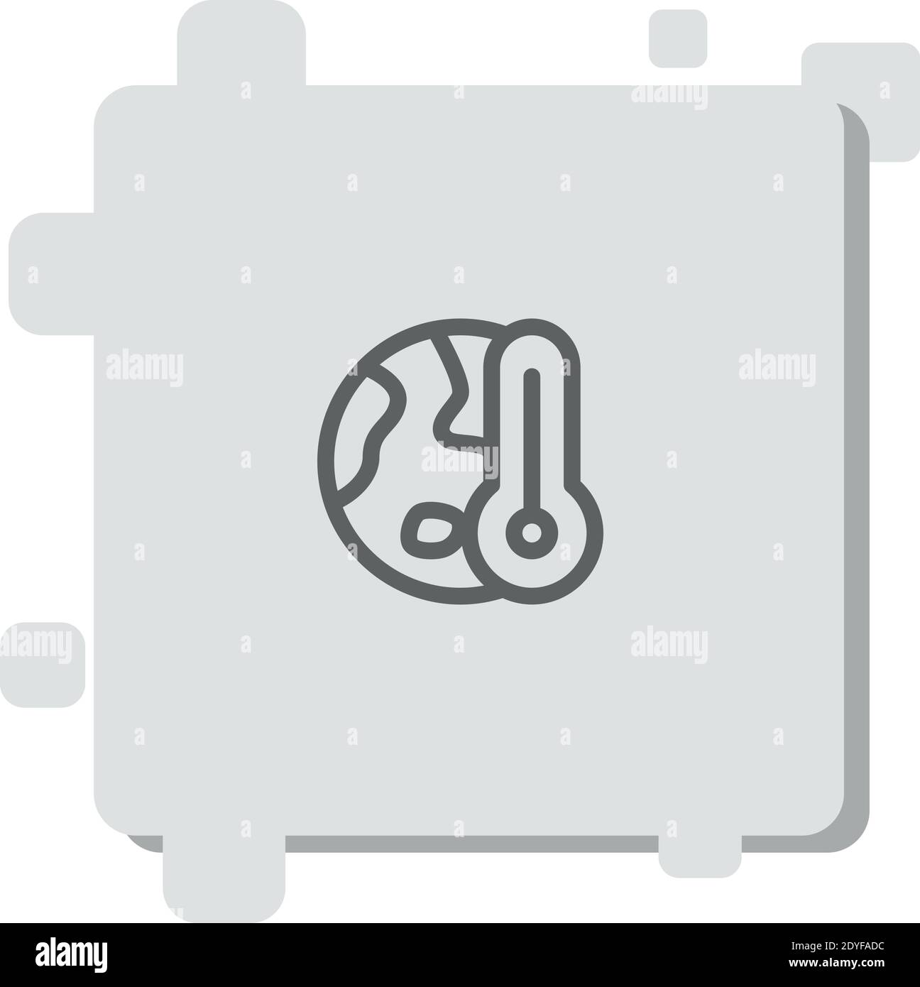 global warming vector icon modern simple vector illustration Stock ...