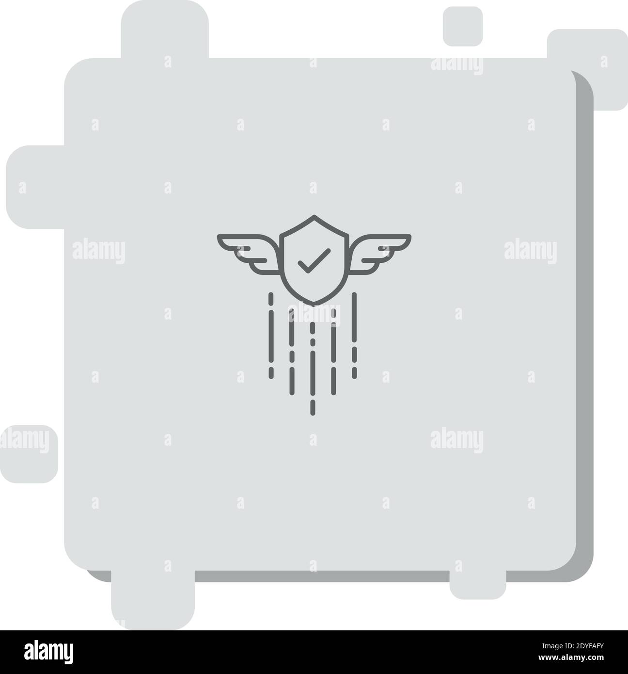 insurance vector icon modern simple vector illustration Stock Vector ...