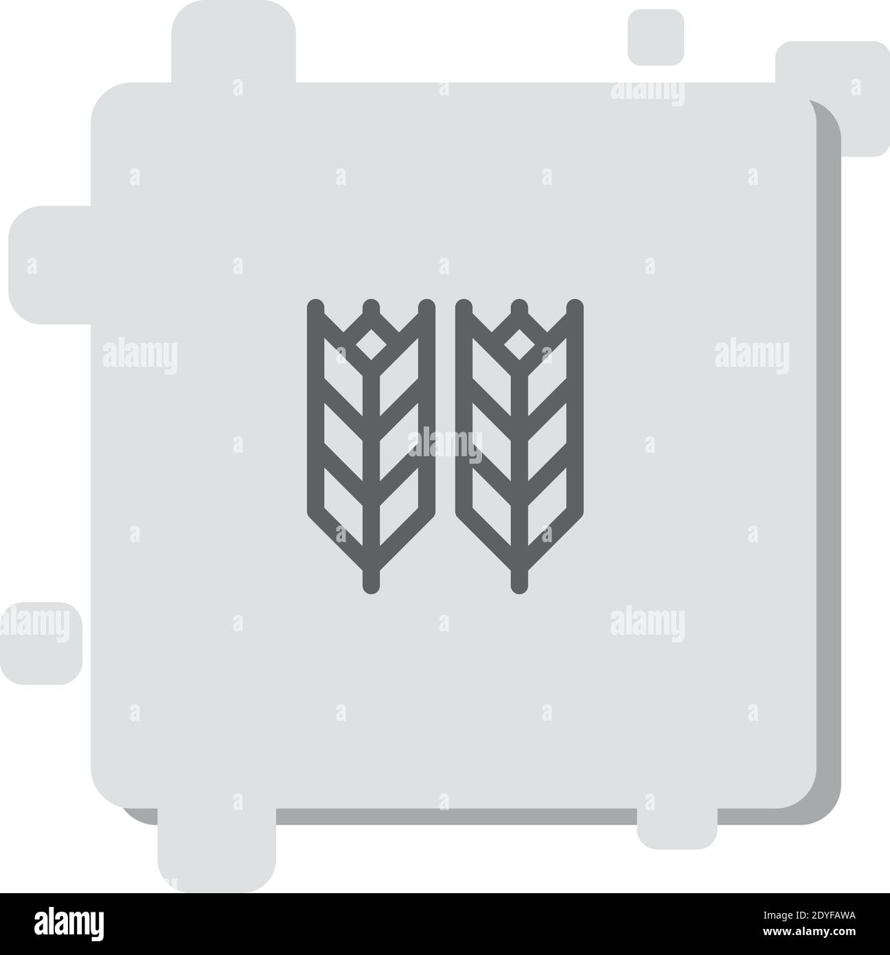 wheat vector icon modern simple vector illustration Stock Vector Image ...