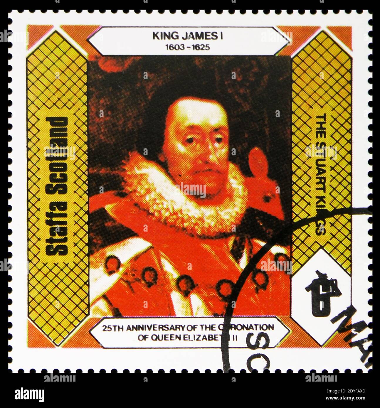 MOSCOW, RUSSIA - MAY 25, 2019: Postage stamp printed in Cinderellas ...