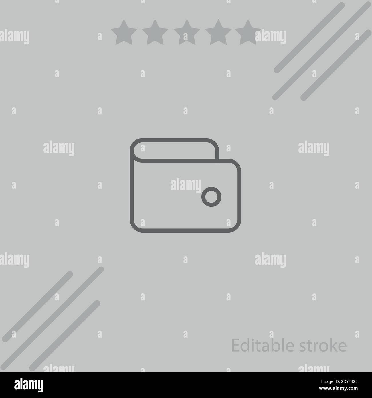 coins wallet vector icon modern simple vector illustration Stock Vector ...