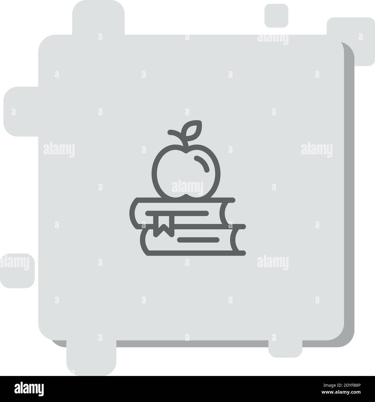 apple vector icon modern simple vector illustration Stock Vector Image ...