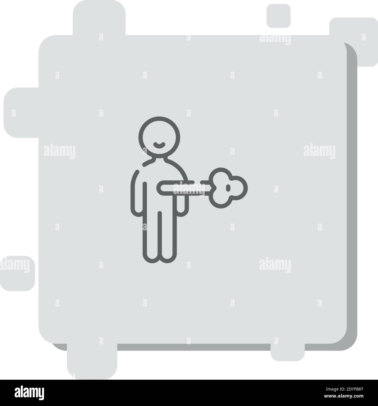 key vector icon modern simple vector illustration Stock Vector Image ...