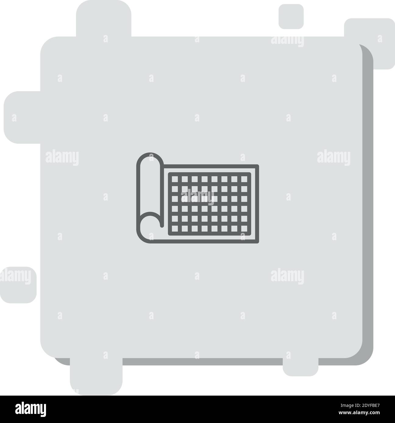 grid vector icon modern simple vector illustration Stock Vector Image ...