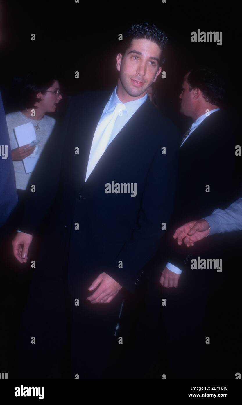West Hollywood, California, USA 25th April 1996 Actor David Schwimmer ...
