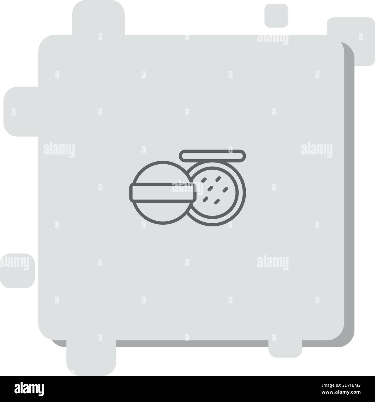 powder vector icon modern simple vector illustration Stock Vector Image ...