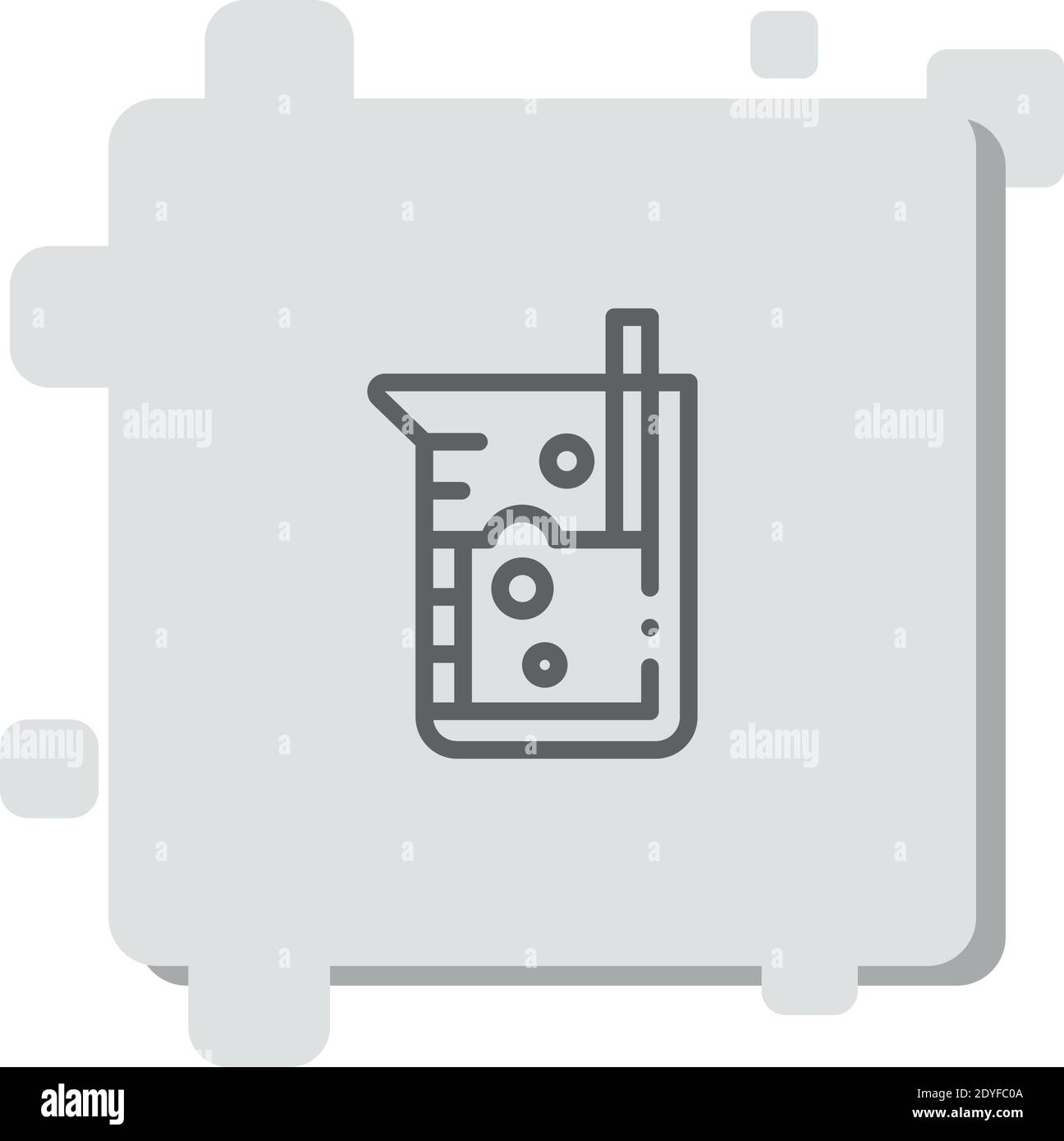 flask vector icon modern simple vector illustration Stock Vector Image ...