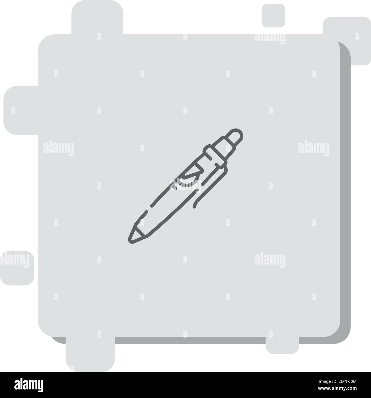 pen vector icon modern simple vector illustration Stock Vector Image ...