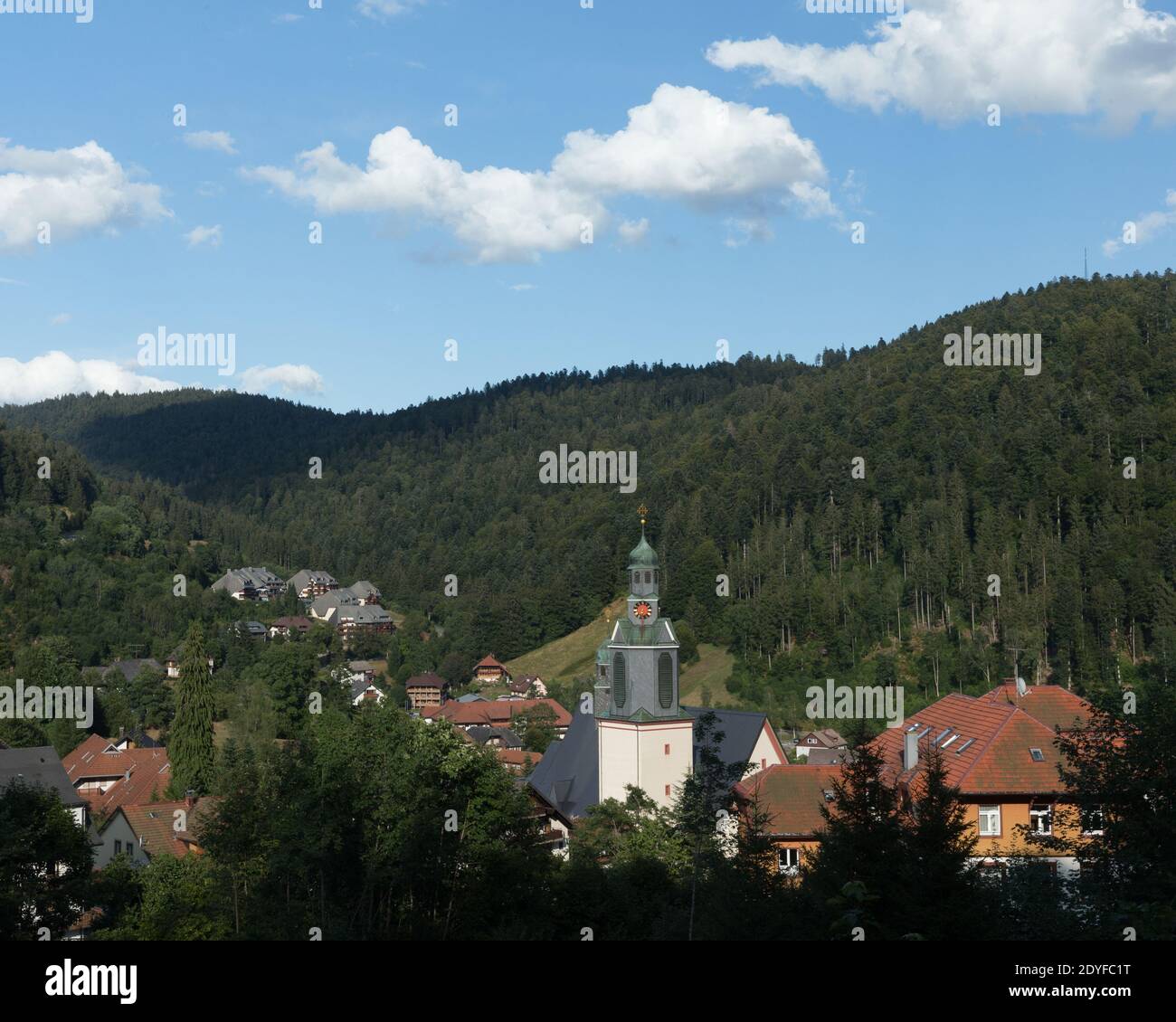 Germany Village of Todtmoos, Nestled In The Black Forest Stock Photo ...
