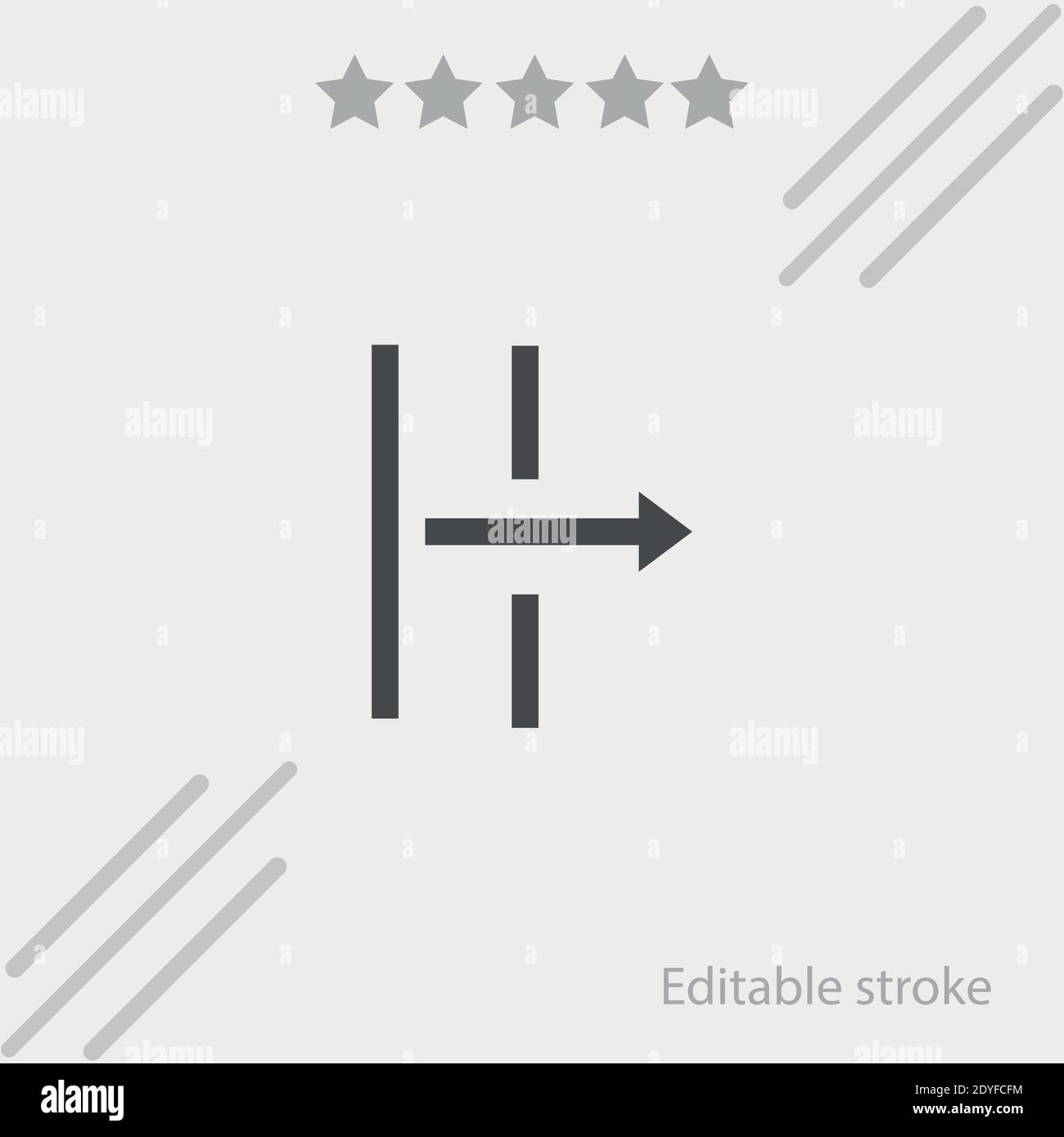 indent vector icon modern simple vector illustration Stock Vector Image & Art - Alamy