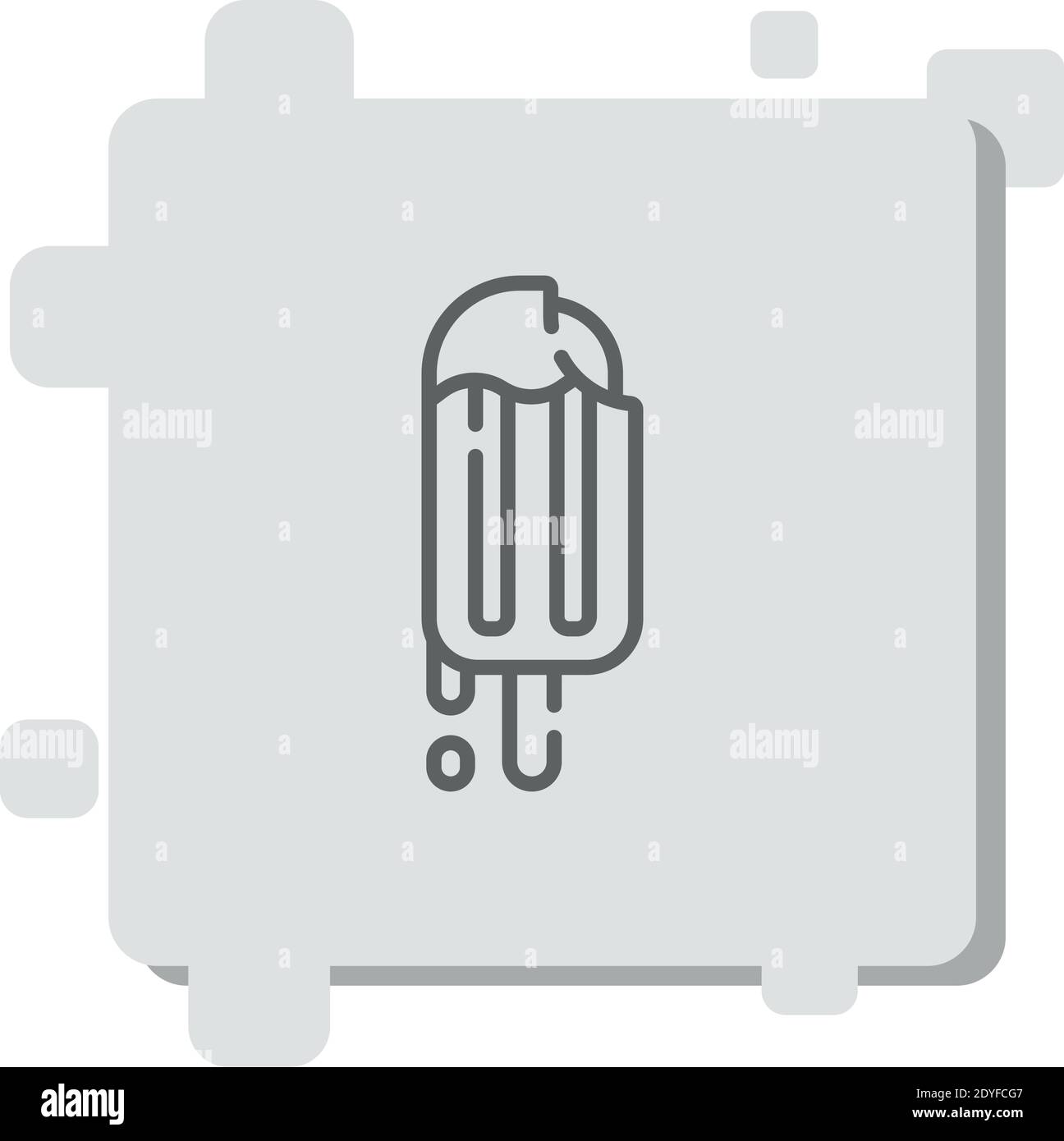popsicle vector icon modern simple vector illustration Stock Vector ...