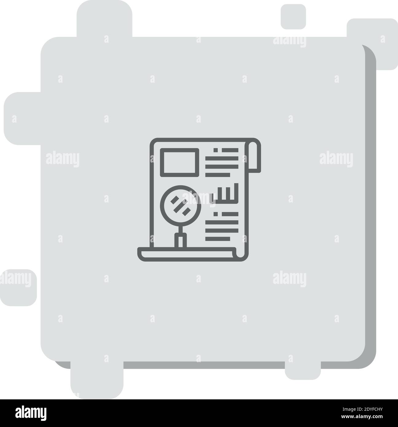 research vector icon modern simple vector illustration Stock Vector ...
