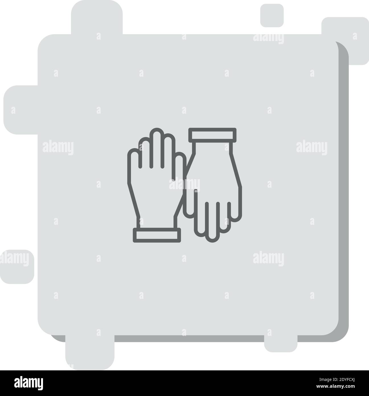 glove vector icon modern simple vector illustration Stock Vector Image ...