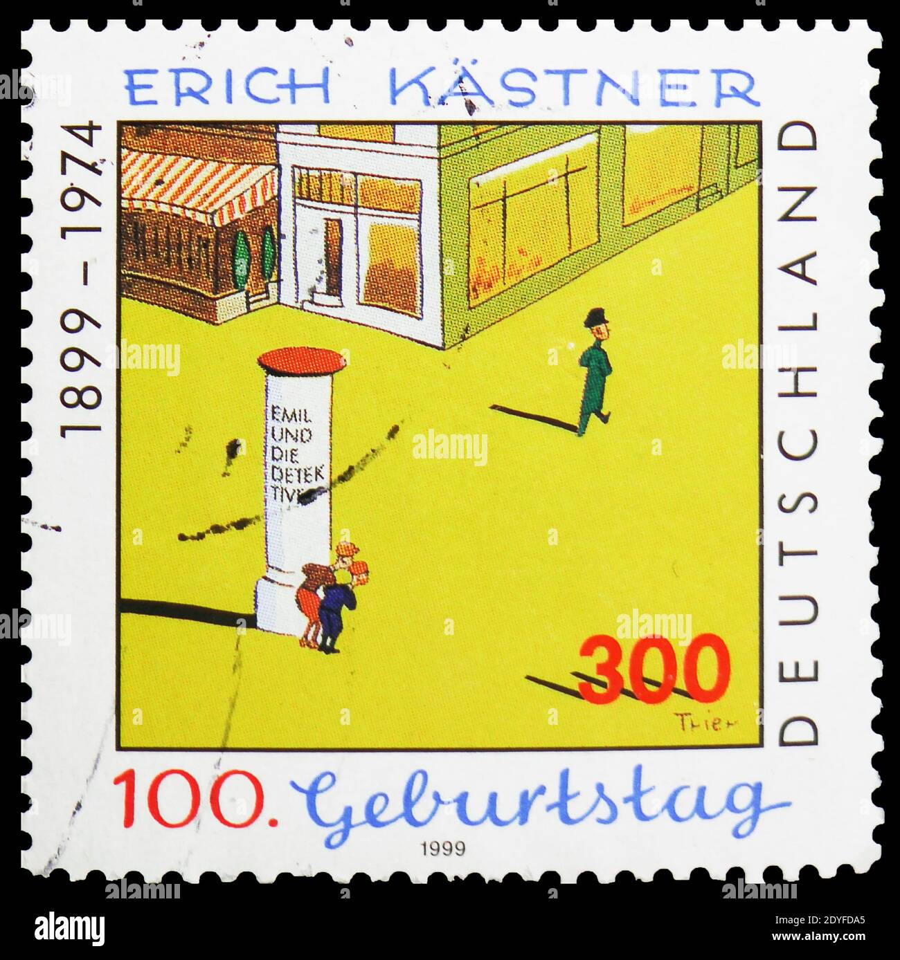 MOSCOW, RUSSIA - MAY 25, 2019: Postage stamp printed in Germany ...