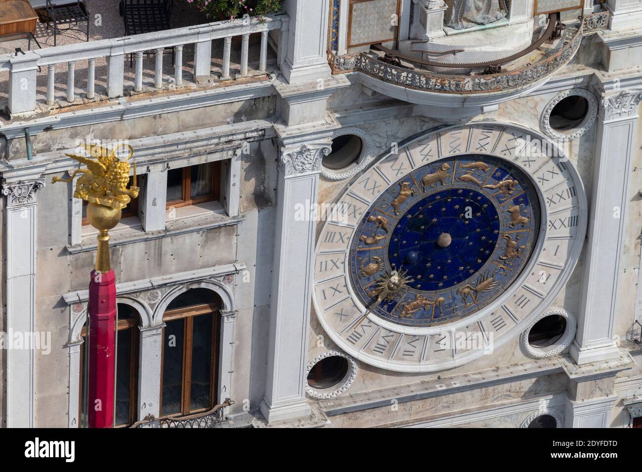 St Mark's Clock With Zodiac Signs Stock Photo - Alamy