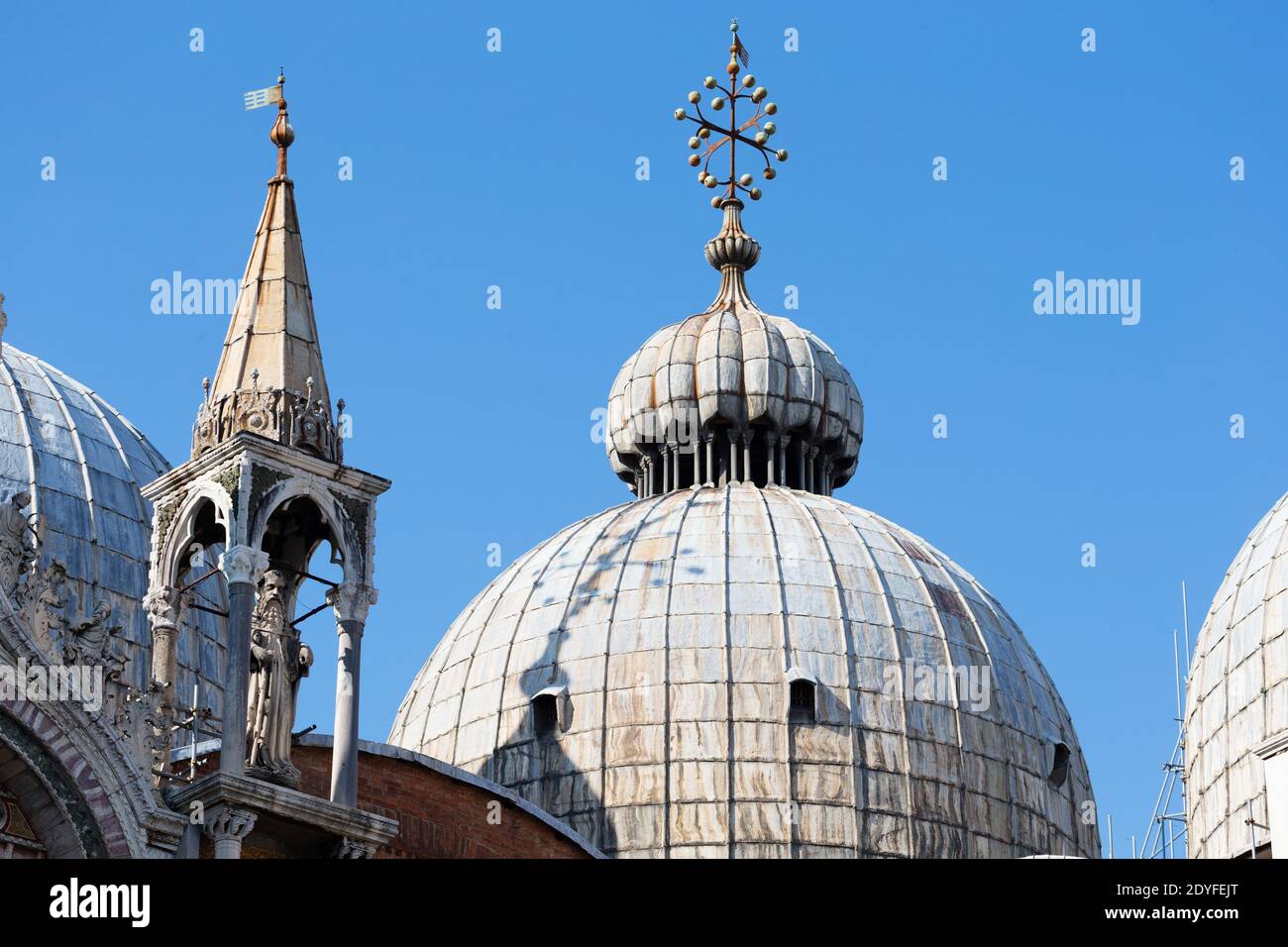 Venice Italy Spires of Saint Mark's Basilica Stock Photo - Alamy