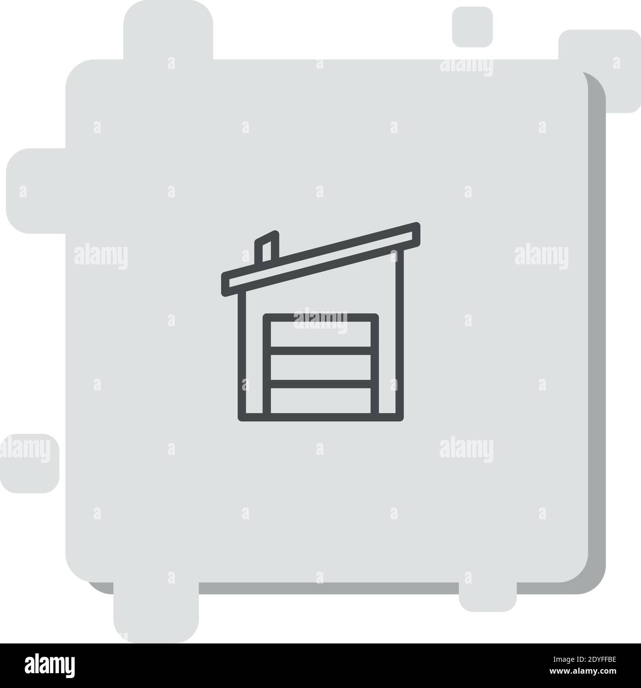 storage stacks vector icon modern simple vector illustration Stock ...