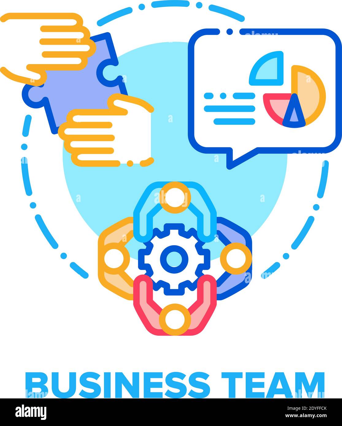 Business Team Vector Concept Color Illustration Stock Vector Image ... Business Team Vector Concept Color Illustration Stock Vector Image ...