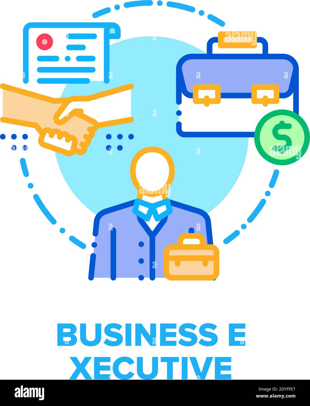 Business Executive Worker Vector Concept Color Stock Vector Image & Art ...