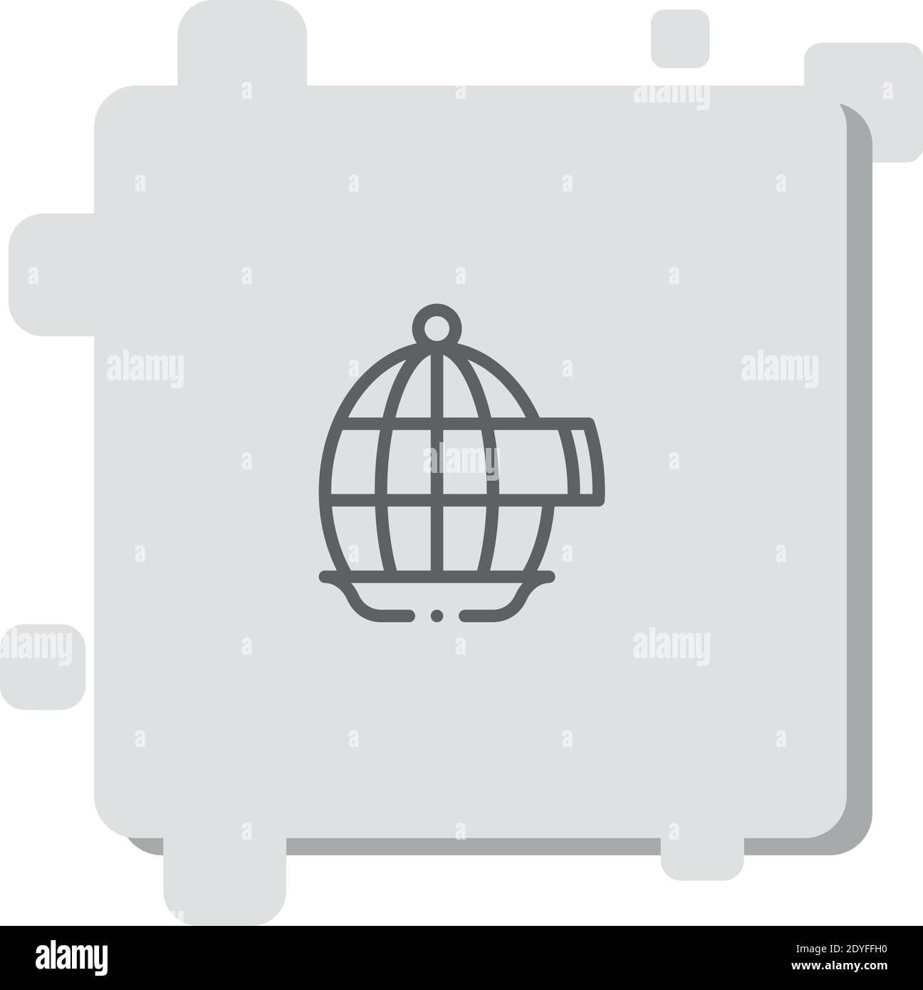 cage vector icon Stock Vector Image & Art - Alamy