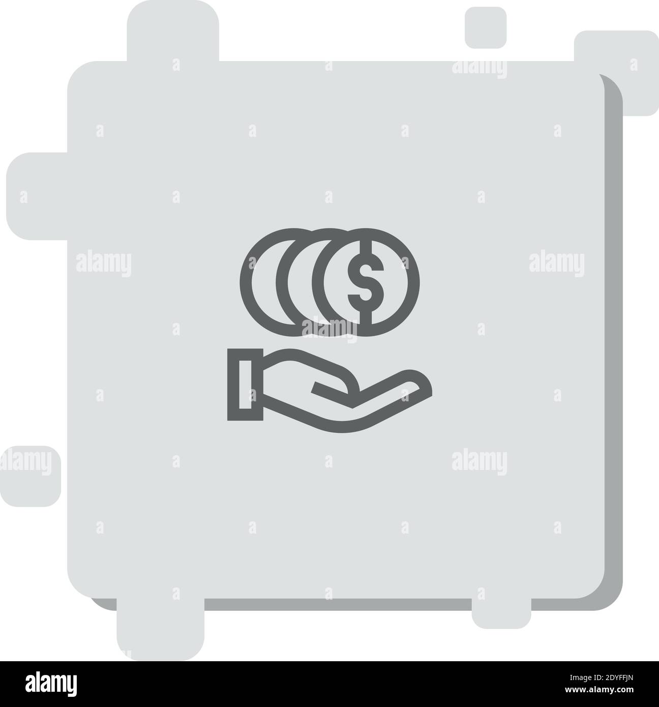 deposit vector icon modern simple vector illustration Stock Vector ...