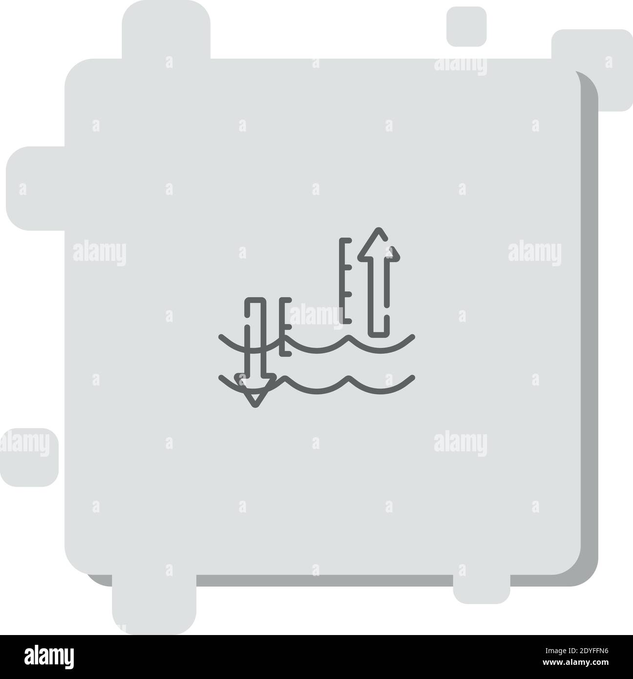 water level vector icon modern simple vector illustration Stock Vector ...