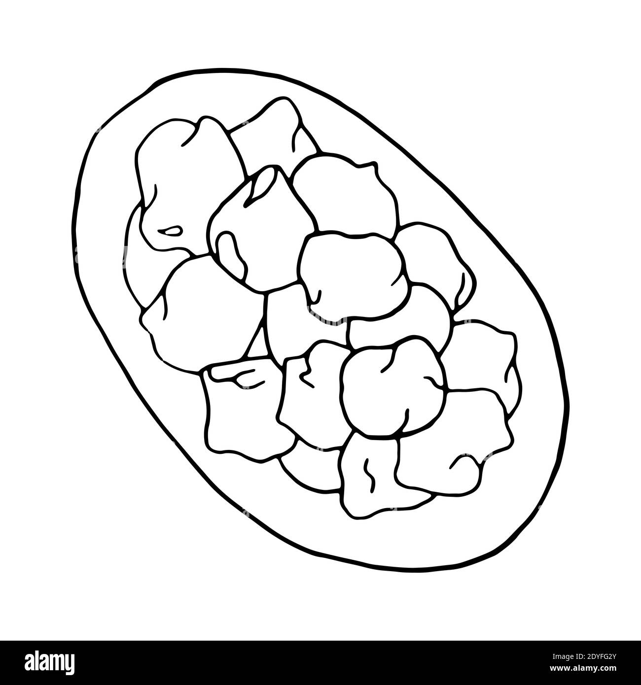 Traditional pakora Stock Vector Images - Alamy