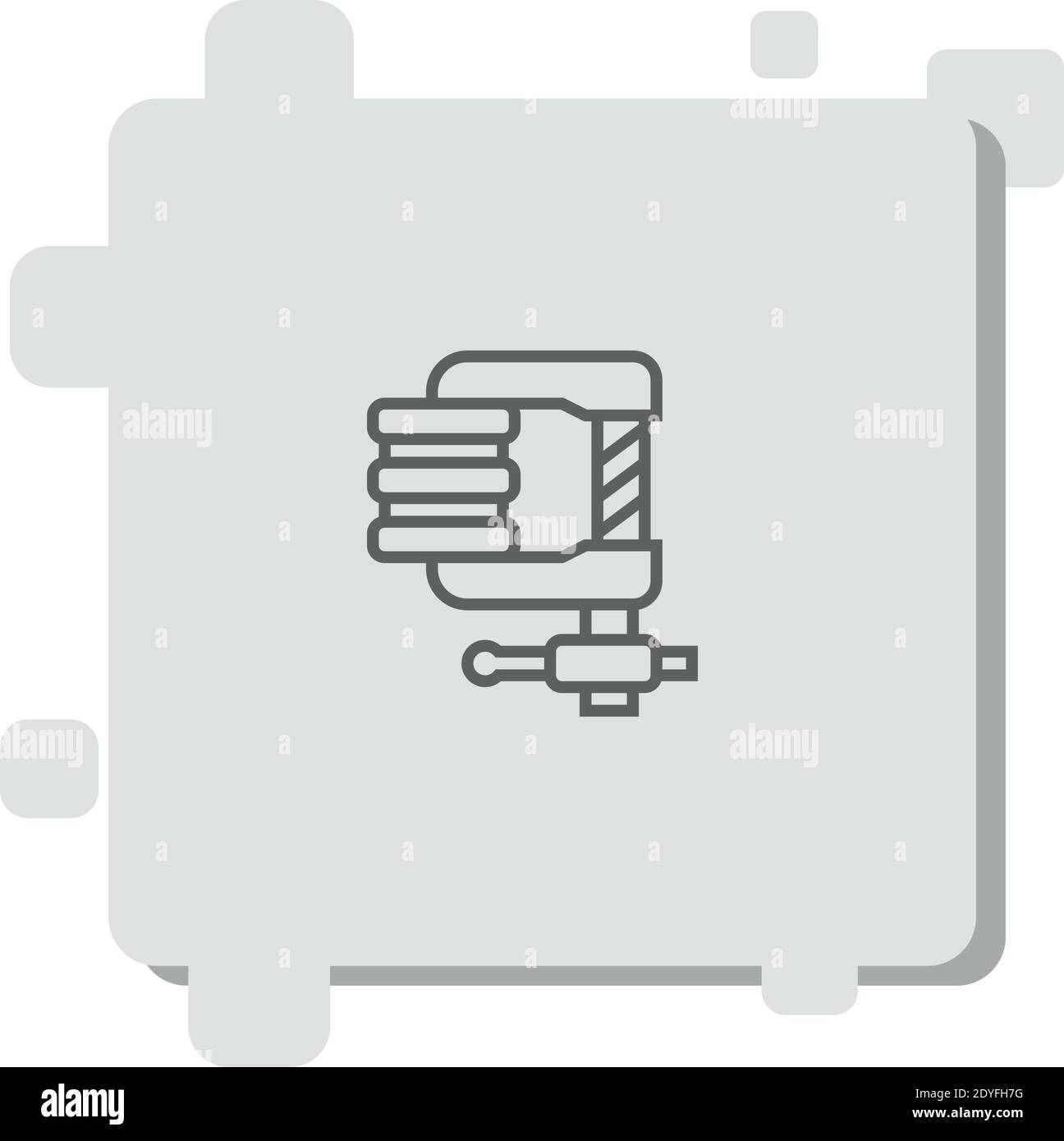database vector icon modern simple vector illustration Stock Vector ...