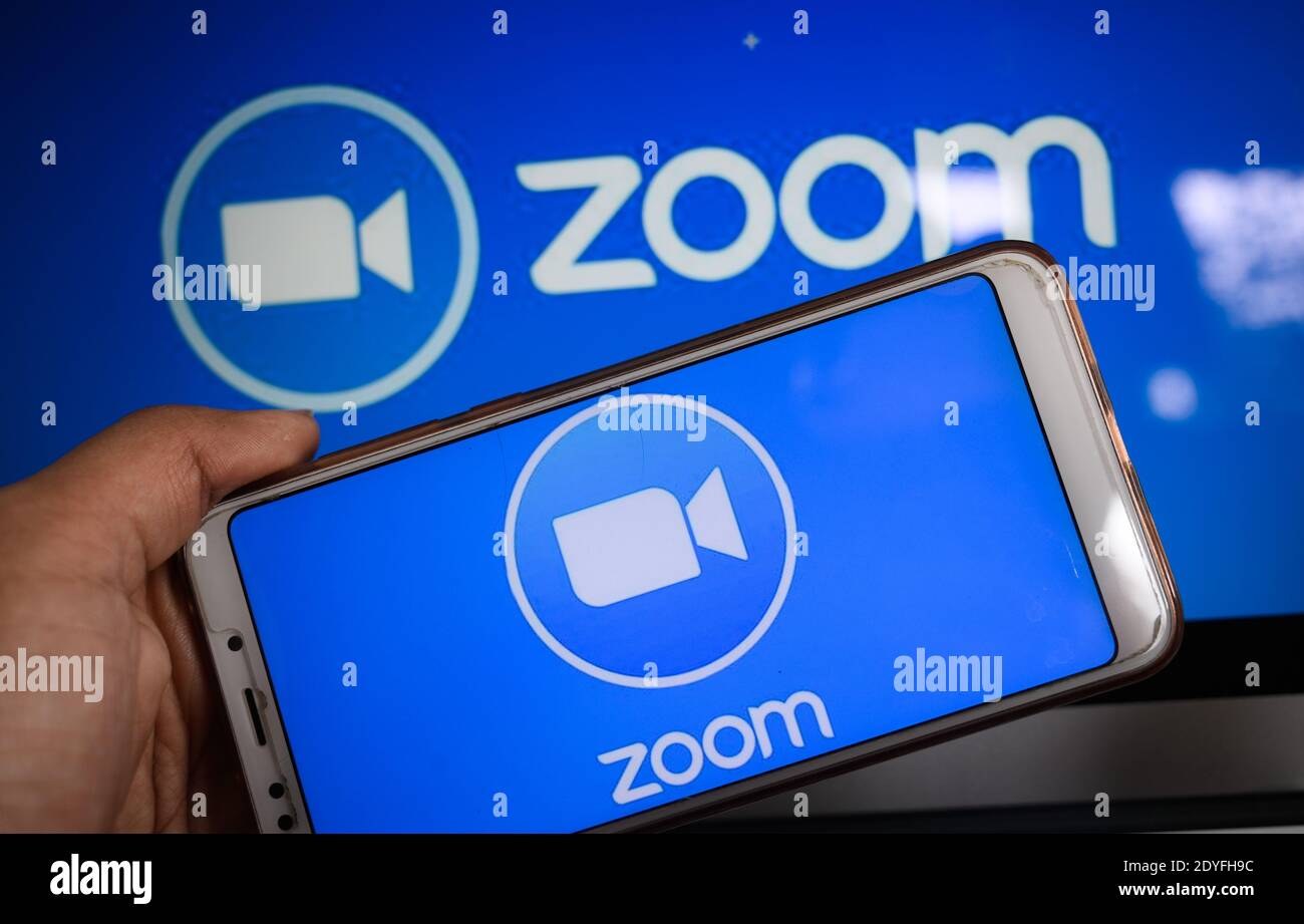 Zoom Phone now used by more than 1M people to stay Stock Photo - Alamy