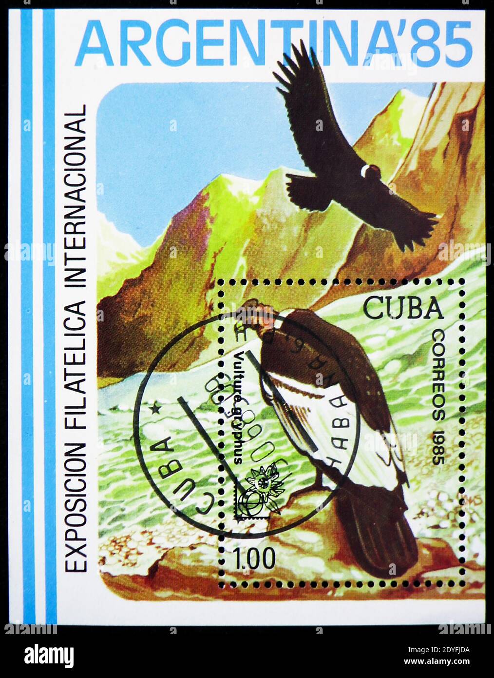 MOSCOW, RUSSIA - MAY 25, 2019: Postage stamp printed in Cuba shows ...