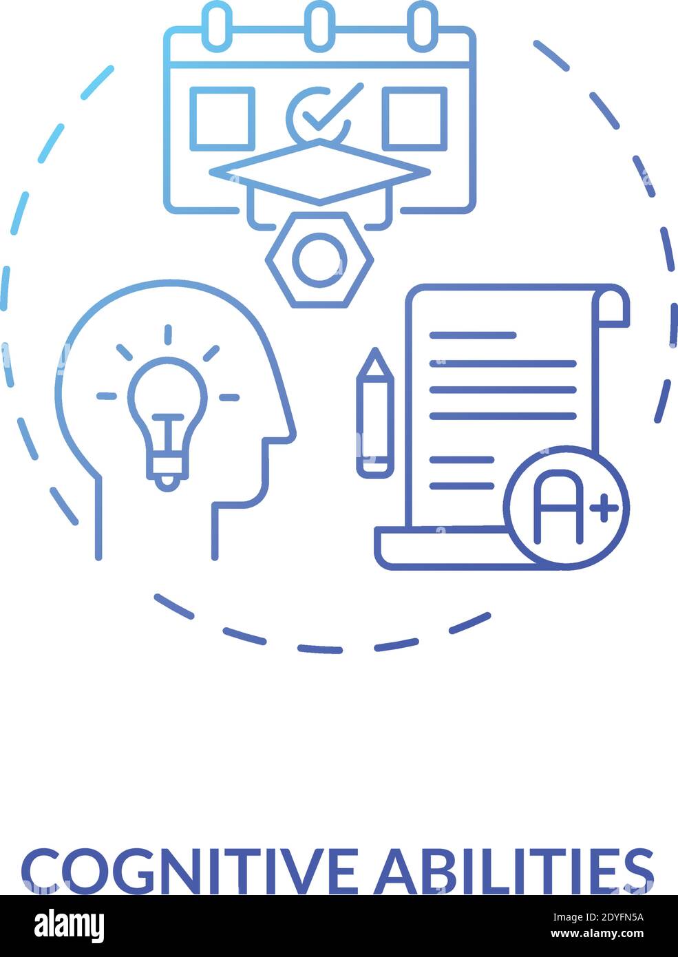 Cognitive abilities concept icon Stock Vector Image & Art - Alamy