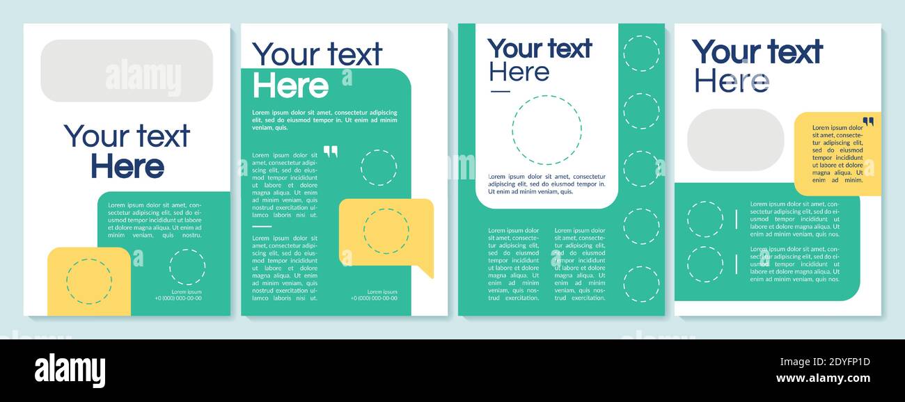 Brochure template in minimalistic design Stock Vector Image & Art - Alamy