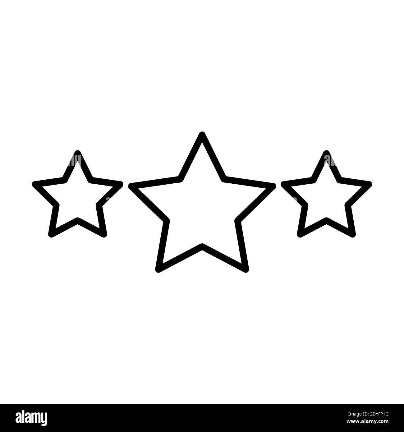 star icon. simple flat vector illustration eps10 isolated on white ...