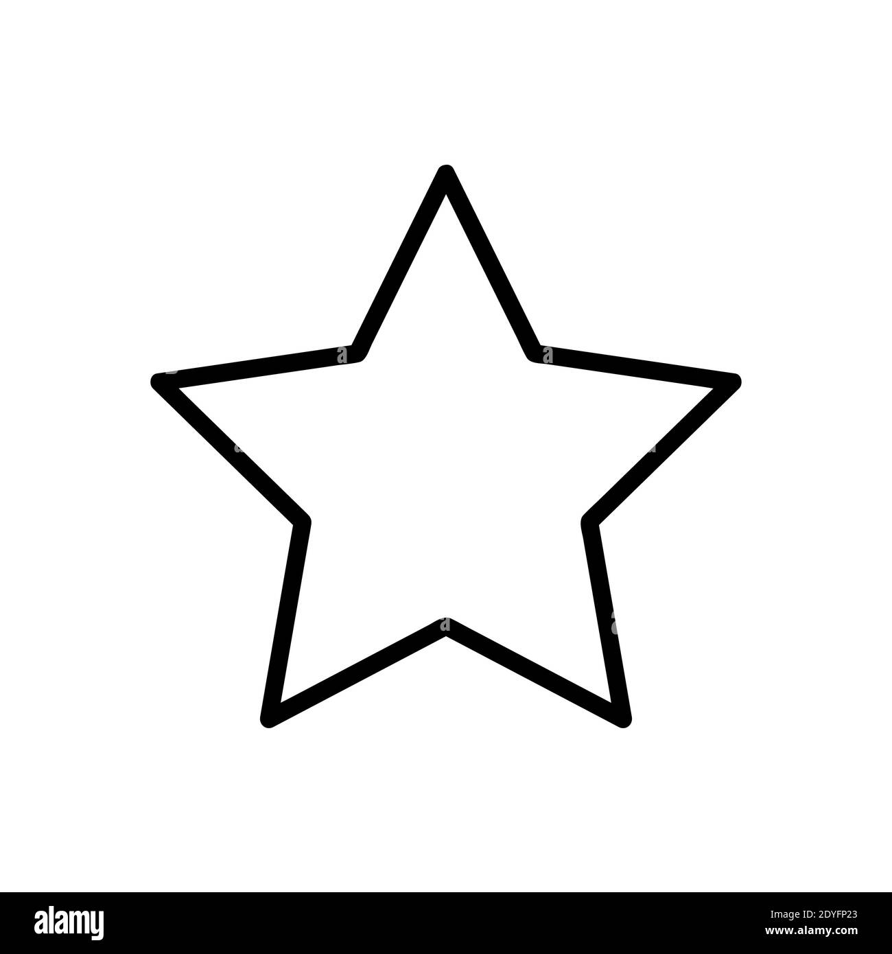 star icon. simple flat vector illustration eps10 isolated on white ...