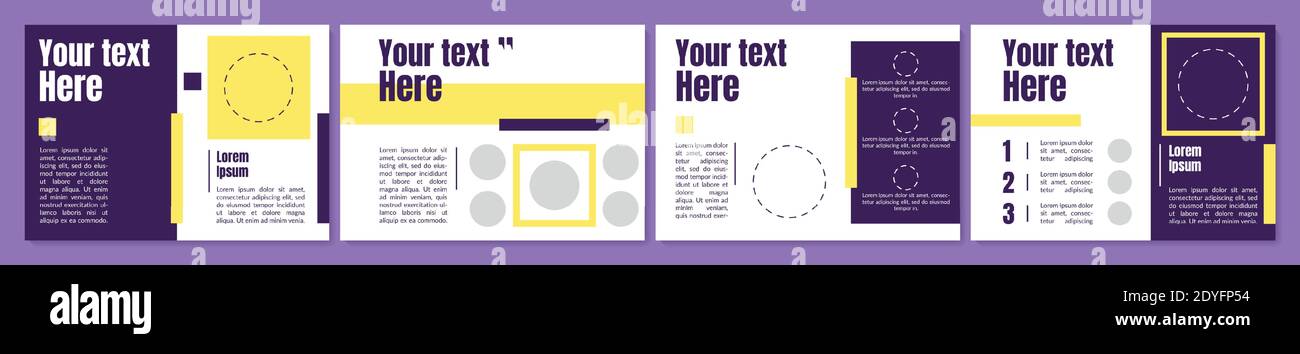 Multipurpose presentation slide template Stock Vector Image & Art - Alamy