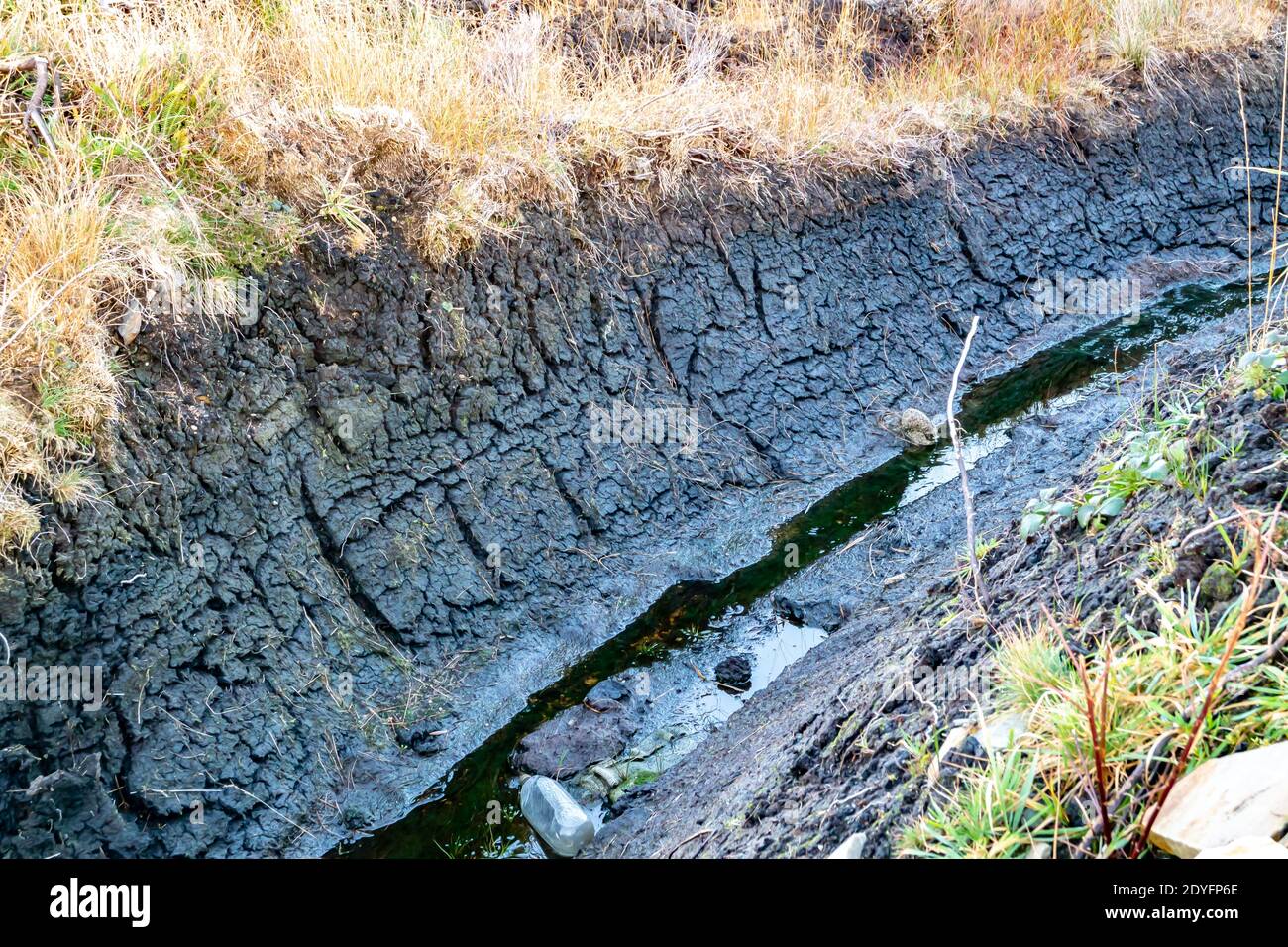 Ireland Peat Harvesting High Resolution Stock Photography and Images ...