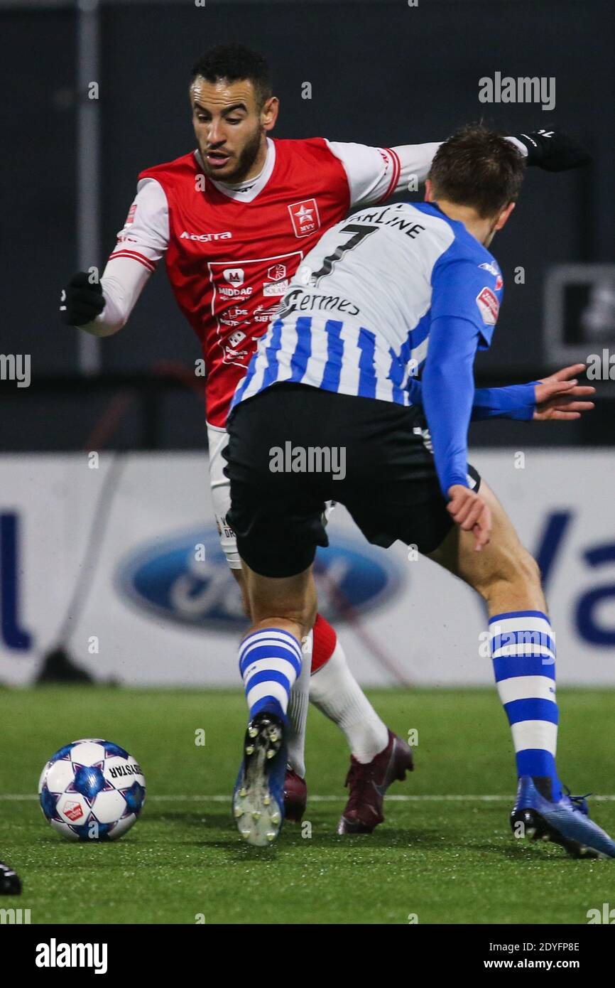 EINDHOVEN, NETHERLANDS - DECEMBER 12: Oussama Zamouri of MVV during the ...