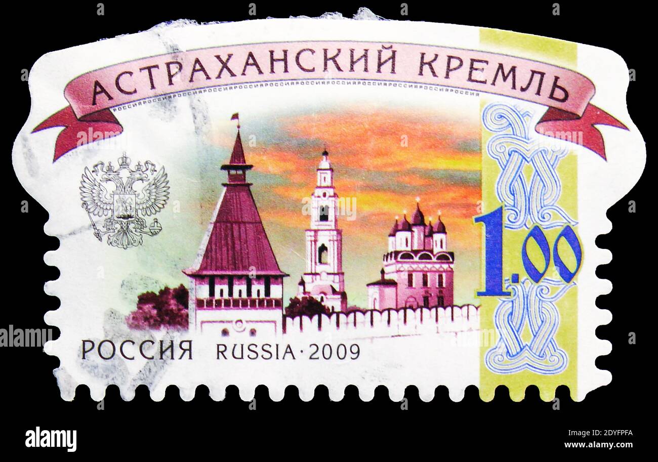 MOSCOW, RUSSIA - JUNE 19, 2019: Postage stamp printed in Russia shows ...