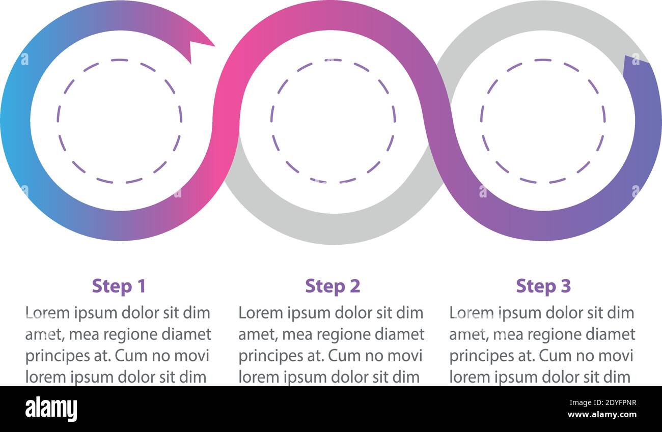 Creative gradient flowchart vector infographic template Stock Vector Image & Art - Alamy
