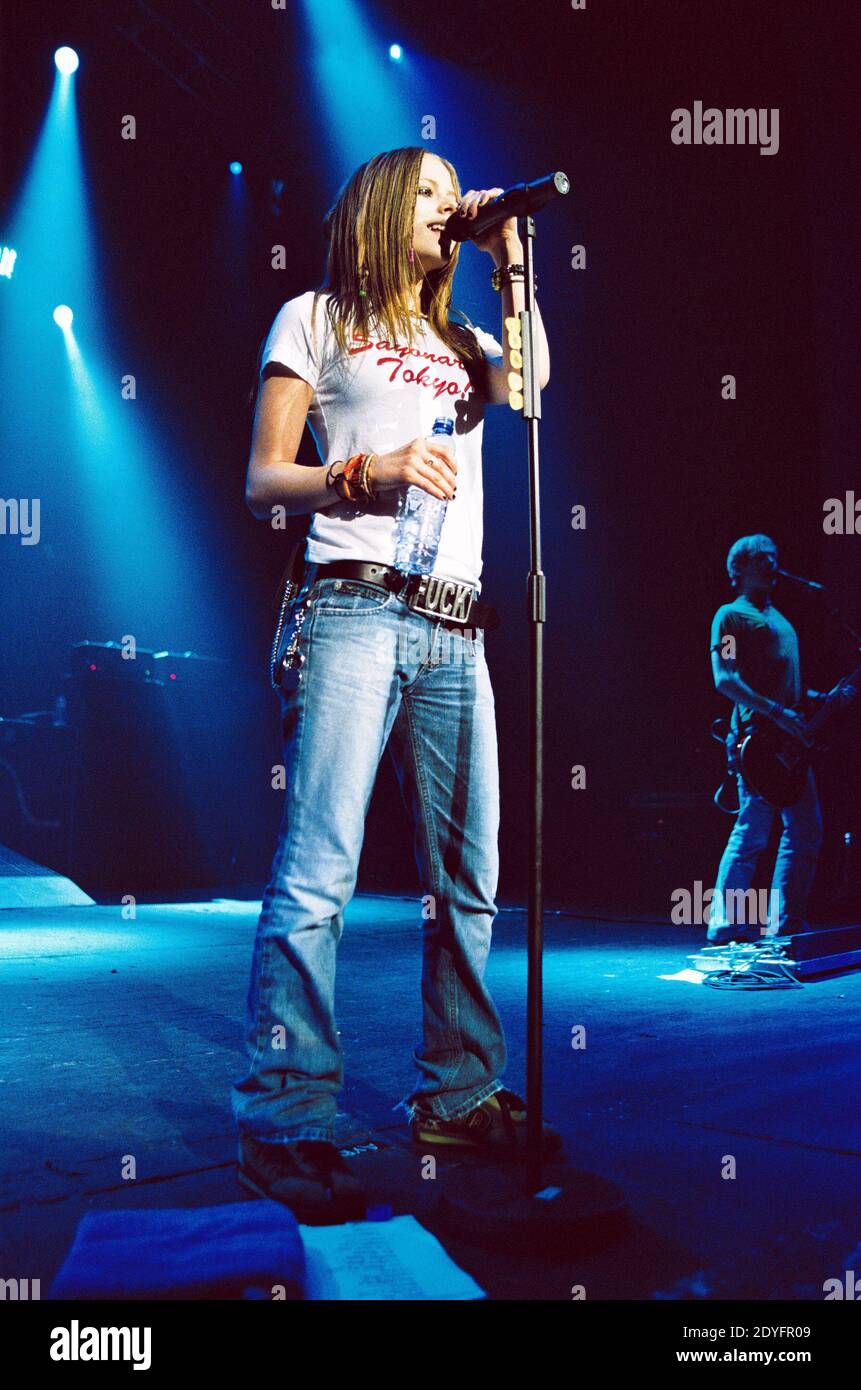 Avril Lavigne in concert at the Brixton Academy in London, UK. 25th ...