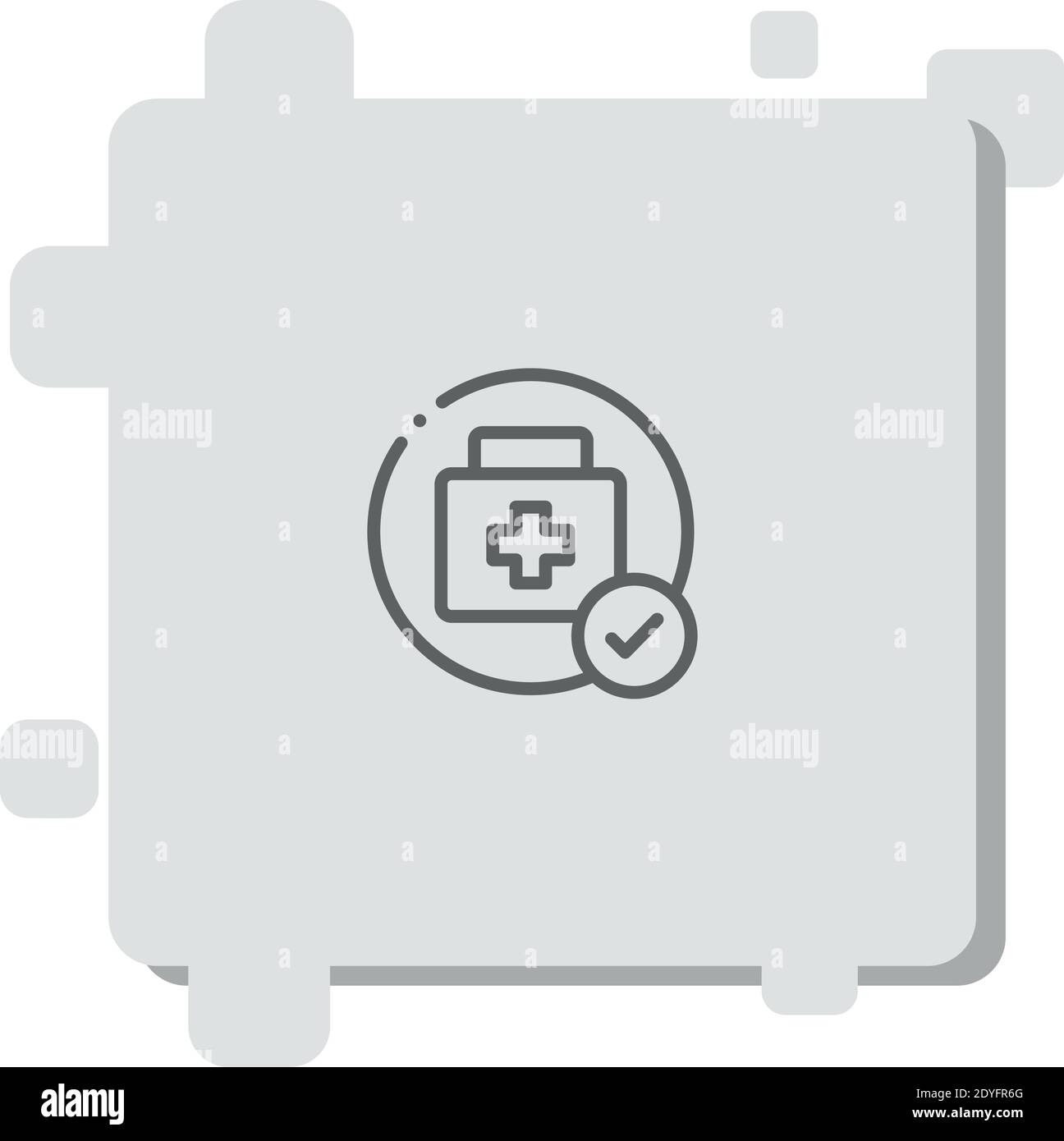 medical support vector icon modern simple vector illustration Stock ...